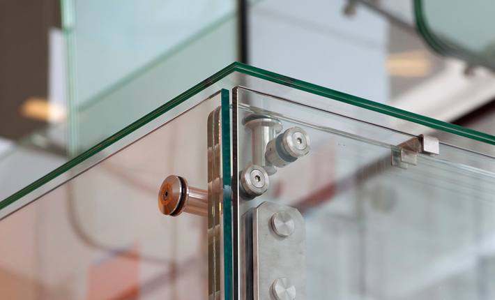 Glass hardware store