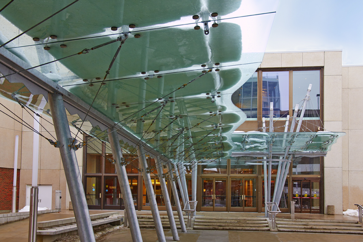 Northern Alberta Jubilee Auditorium - Canopy - Architectural Glass ...